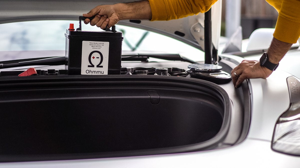 Tesla 12V Battery Replacement (Lithium Ion, Ultralight, Longer Life)