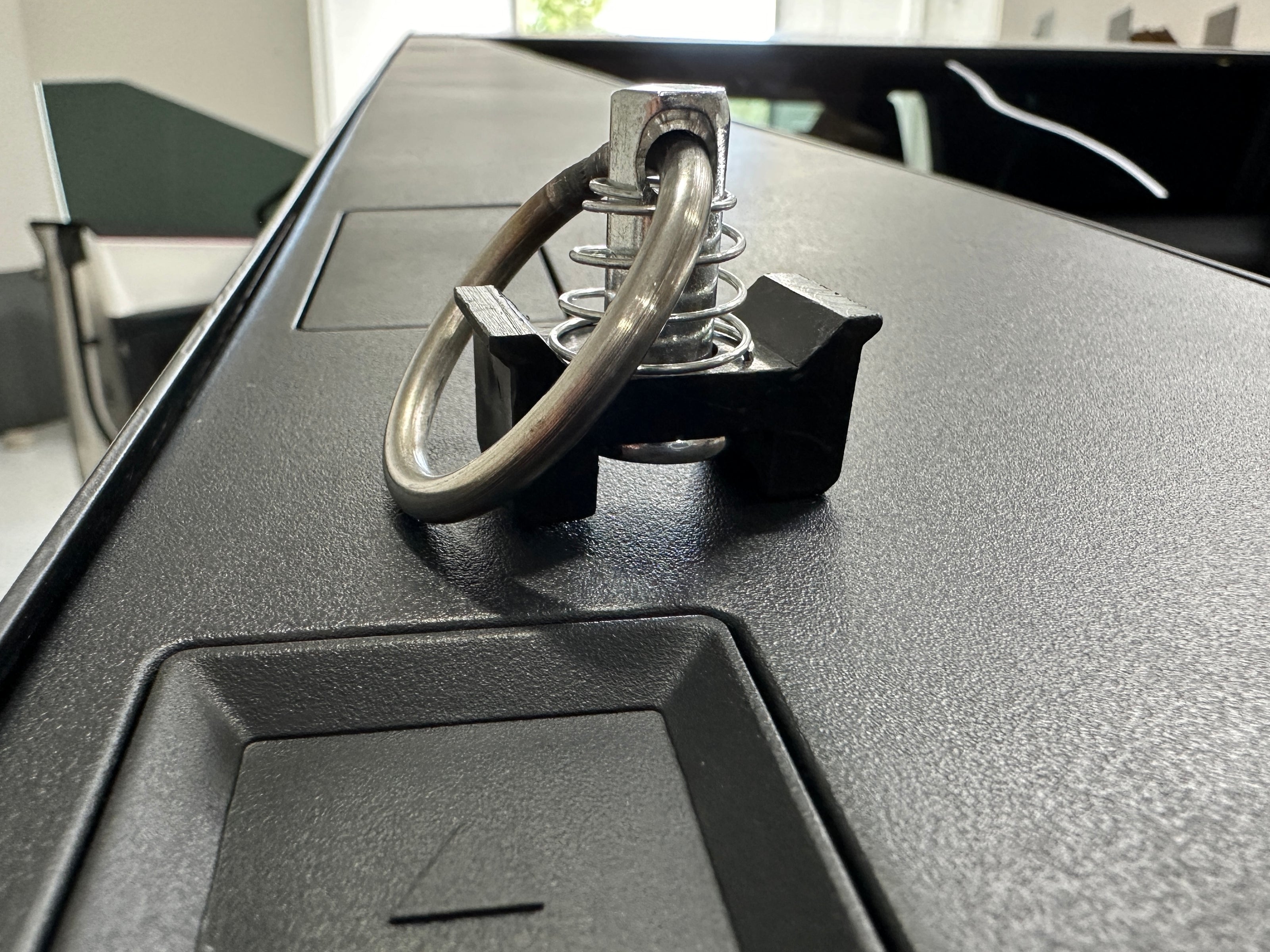 Tesla Cybertruck L-Track Quick-Release Hooks for Tie Downs