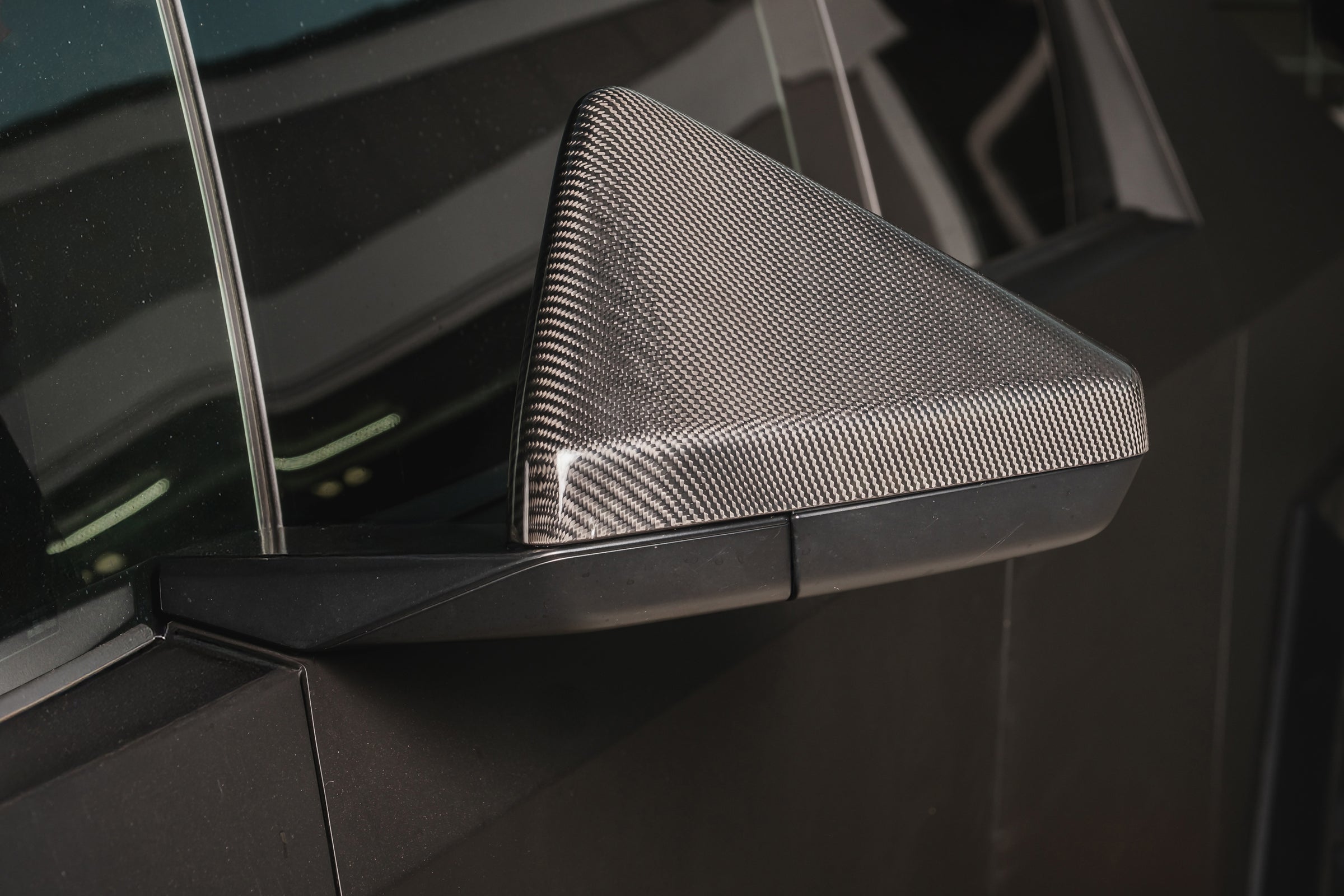 Tesla Cybertruck Genuine Carbon Fiber Mirror Covers