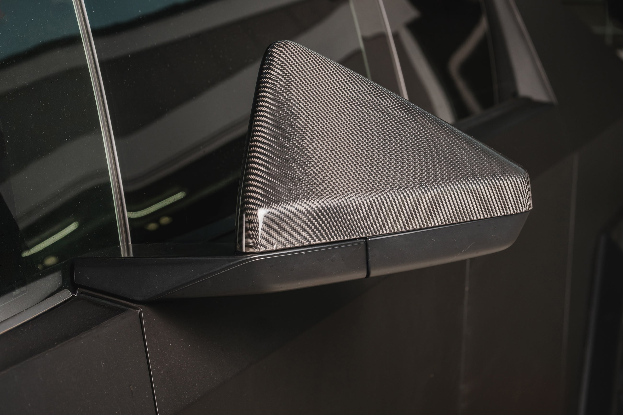 Tesla Cybertruck Genuine Carbon Fiber Mirror Covers