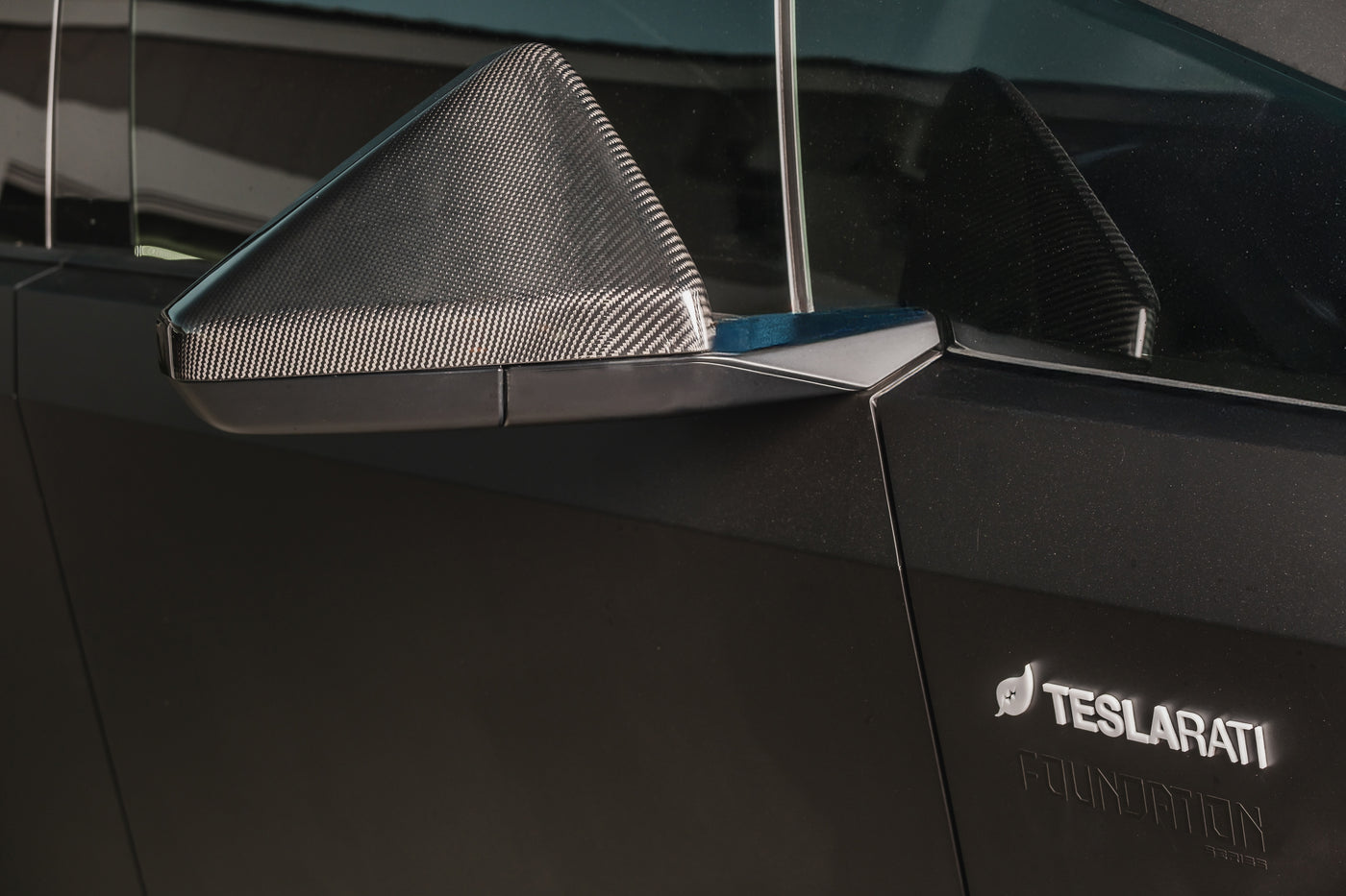 Tesla Cybertruck Genuine Carbon Fiber Mirror Covers