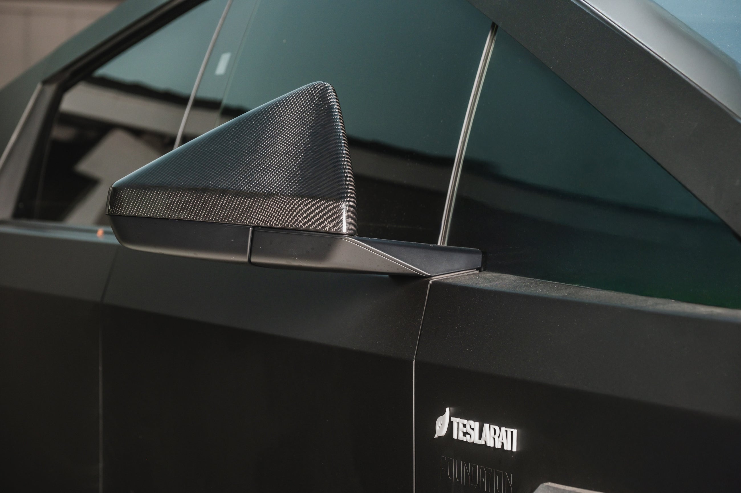 Tesla Cybertruck Genuine Carbon Fiber Mirror Covers
