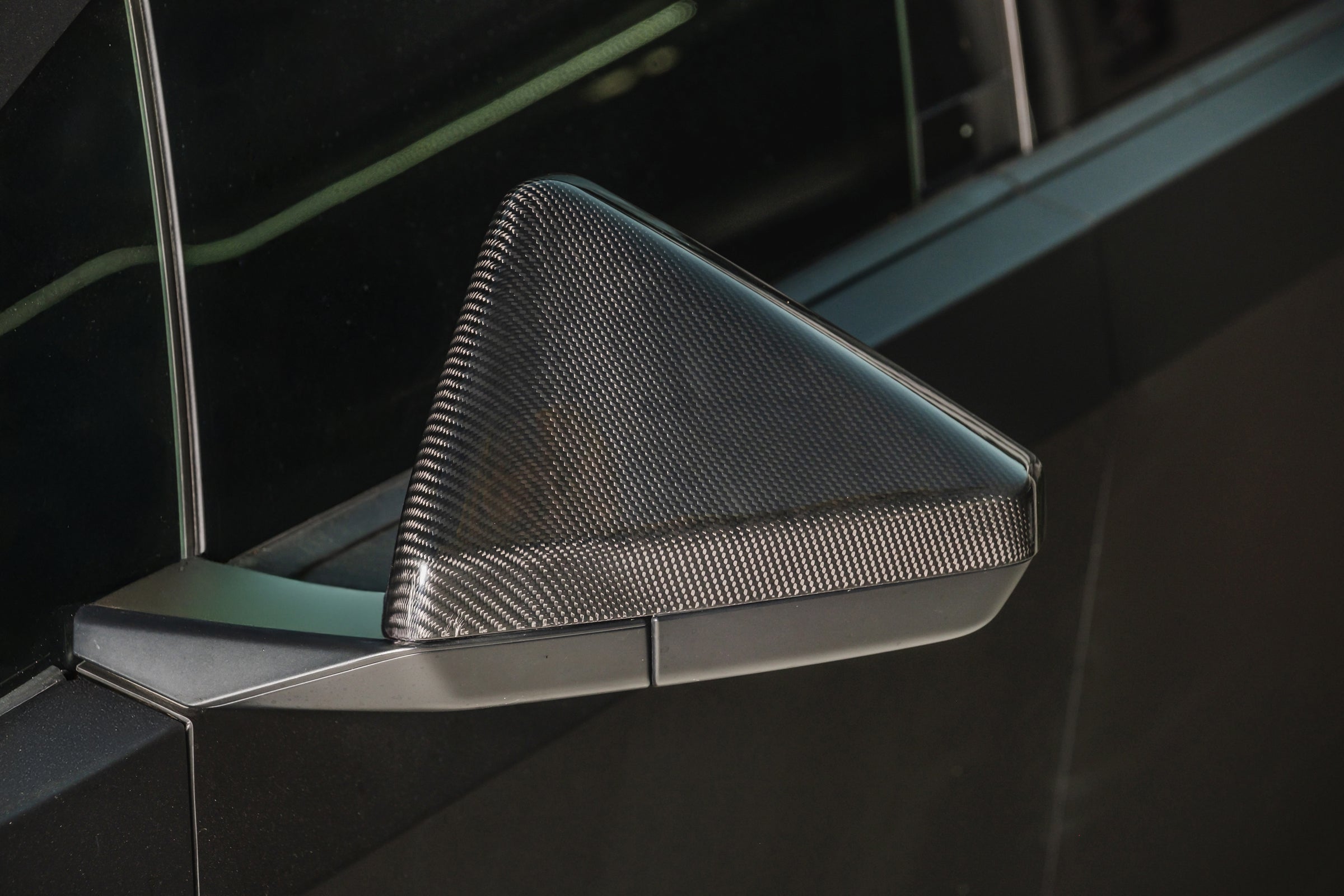 Tesla Cybertruck Genuine Carbon Fiber Mirror Covers
