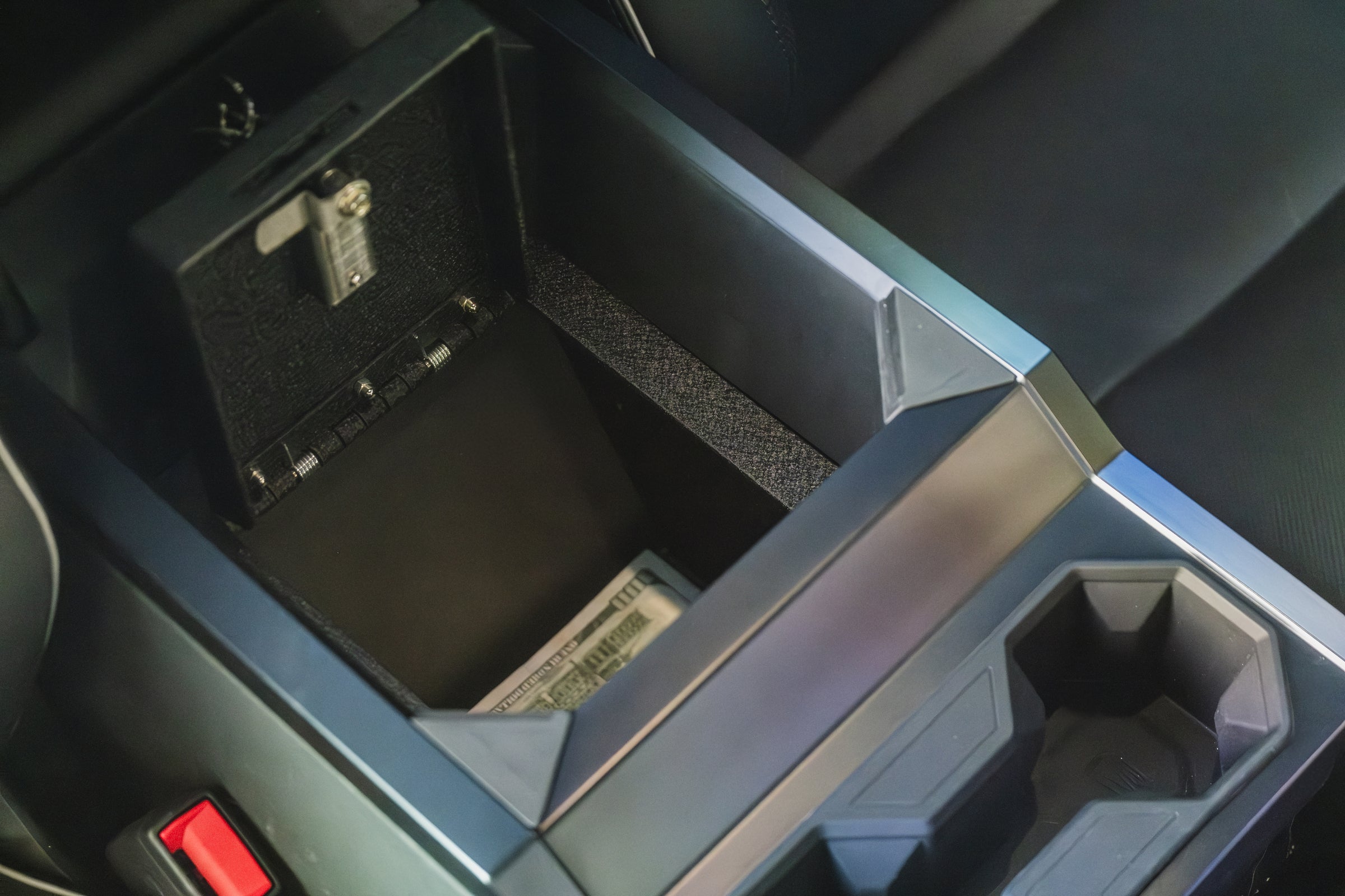 Tesla Cybertruck Center Console Anti-Theft Safe LockBox
