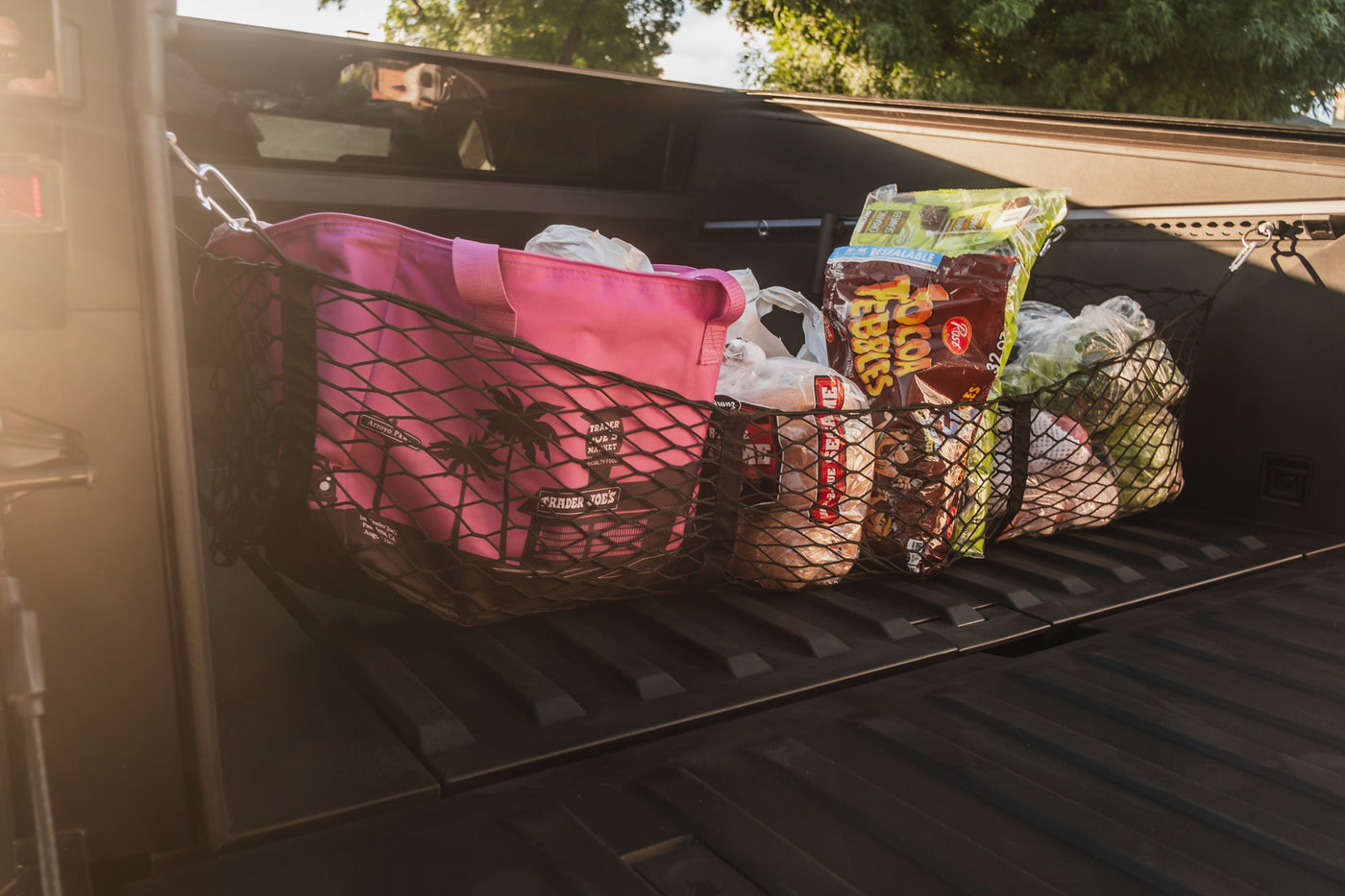 Tesla Cybertruck Pickup Bed Cargo Net Organizer