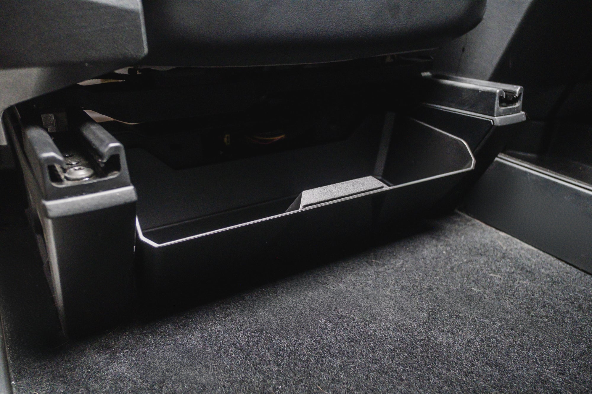 Tesla Cybertruck Front Under Seat Storage Bins