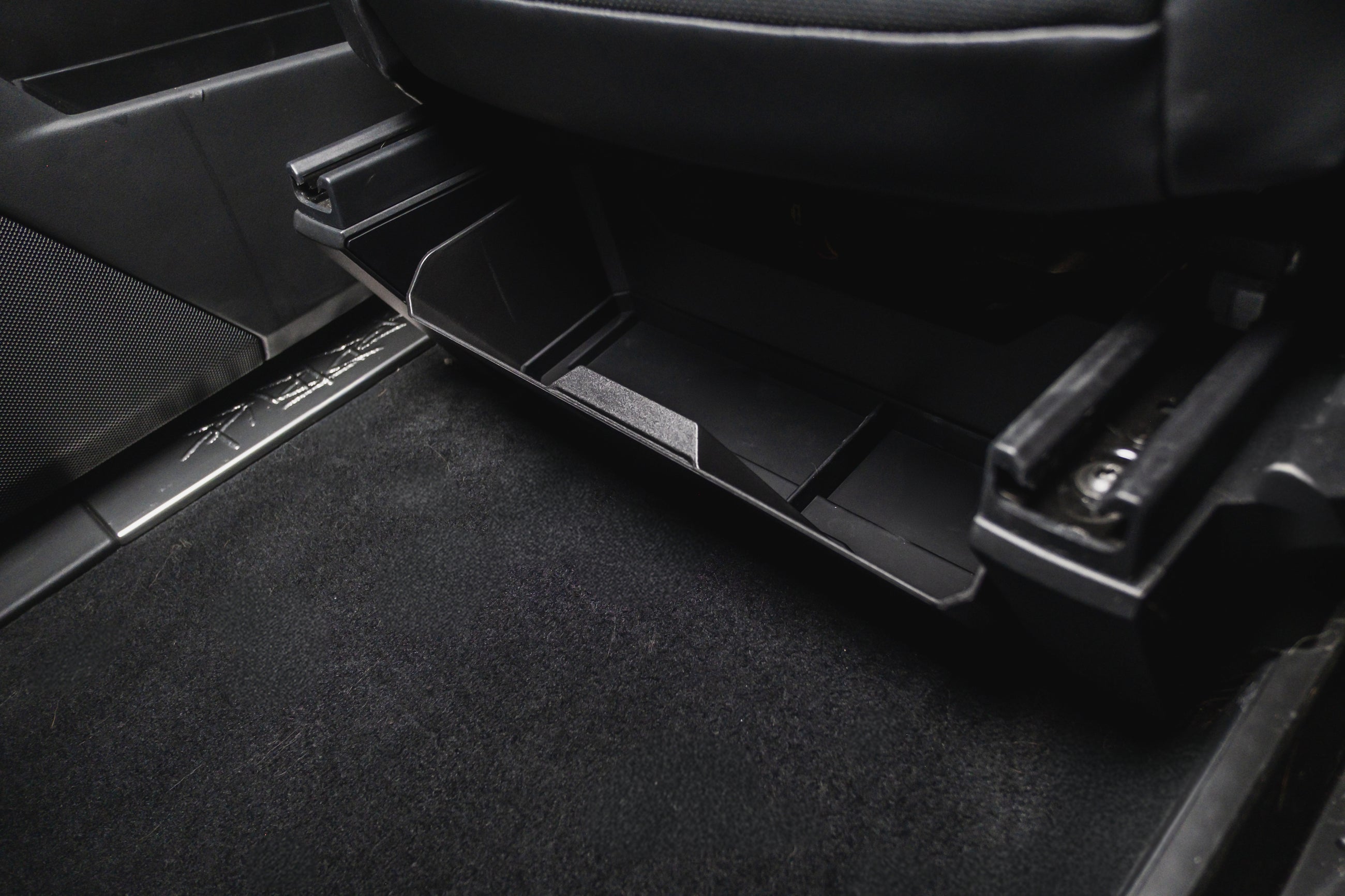 Tesla Cybertruck Front Under Seat Storage Bins