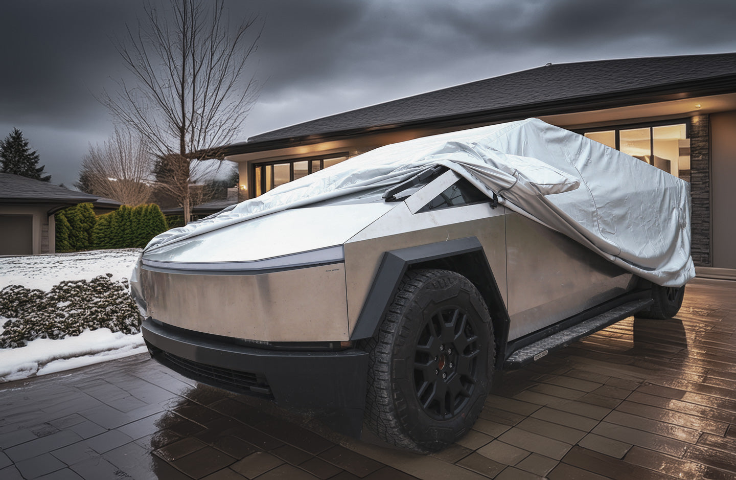 Tesla Cybertruck Premium Car Cover (Indoor, Outdoor)