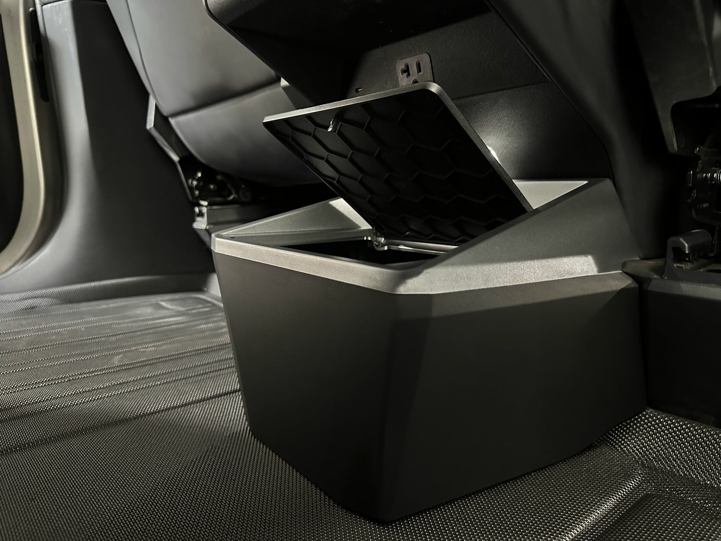 Tesla Cybertruck Rear Storage & Trash Bin