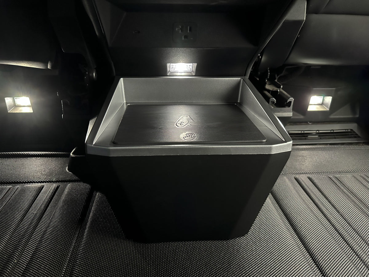 Tesla Cybertruck Rear Storage & Trash Bin
