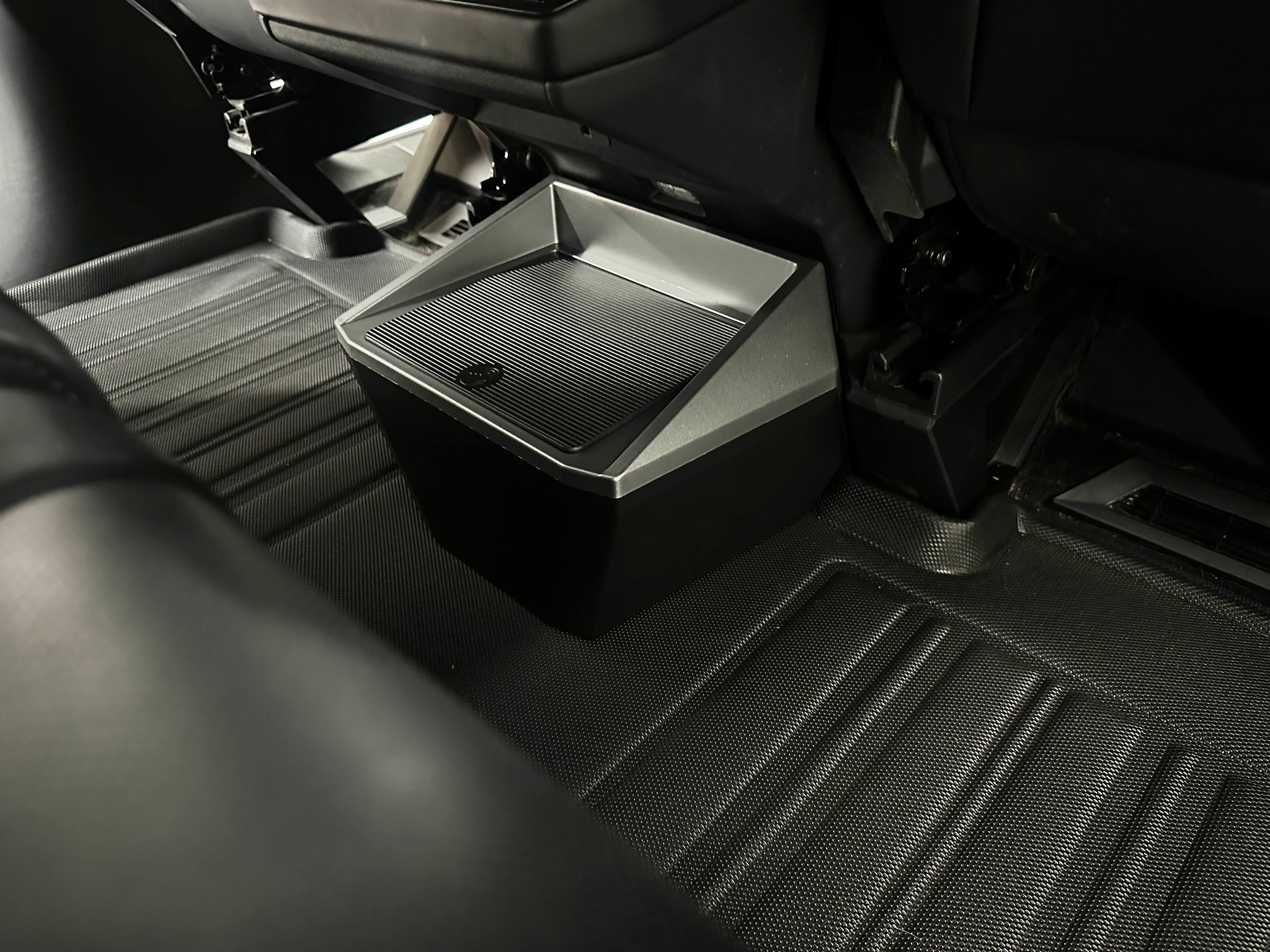 Tesla Cybertruck Rear Storage & Trash Bin