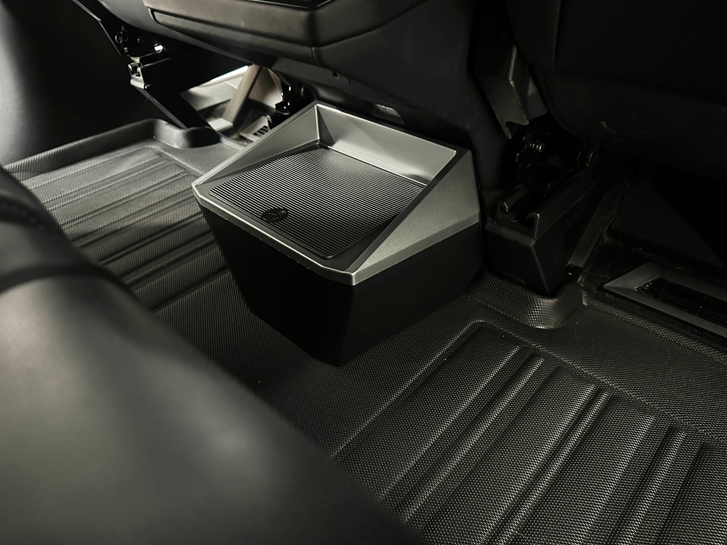 Tesla Cybertruck Rear Storage & Trash Bin