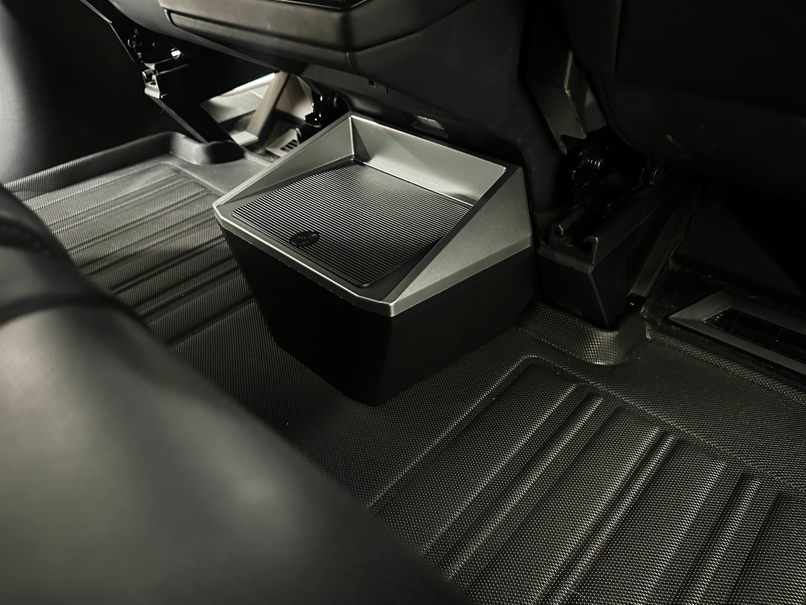 Tesla Cybertruck Rear Storage & Trash Bin
