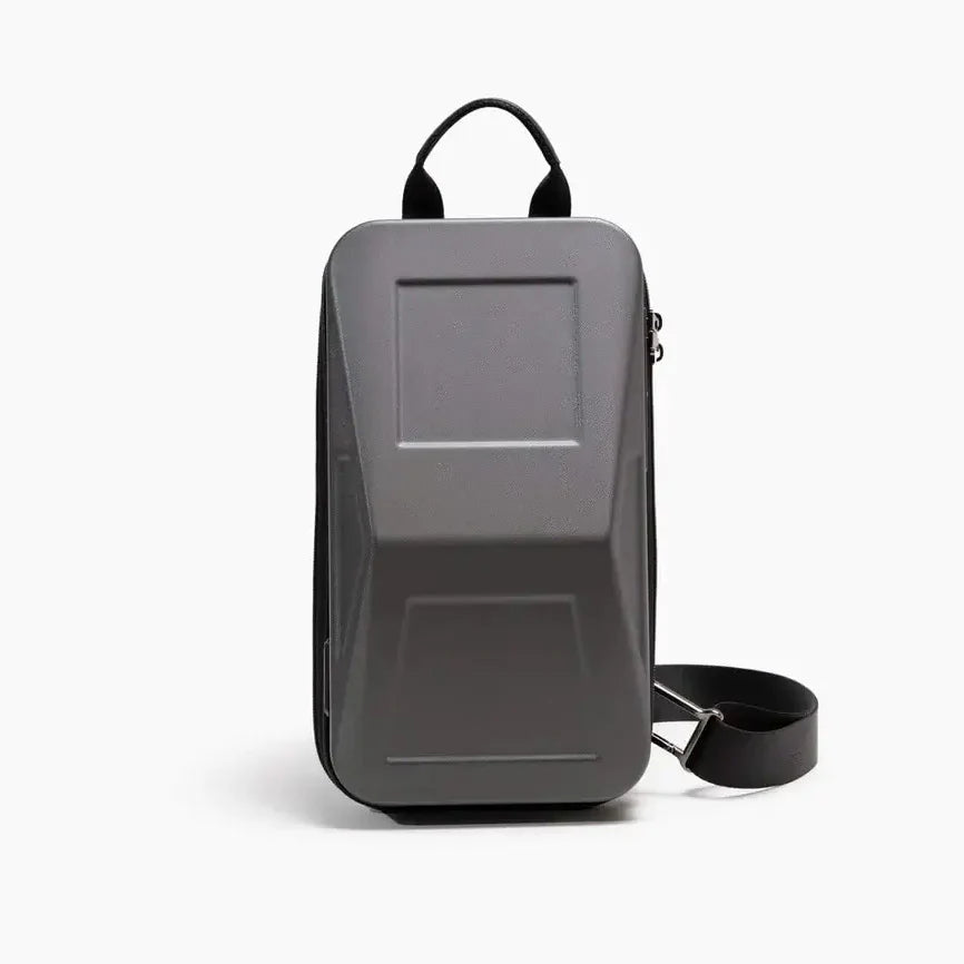 Tesla Cybertruck-inspired Cyber Sling Messenger Bag (USB, TSA Lock, An