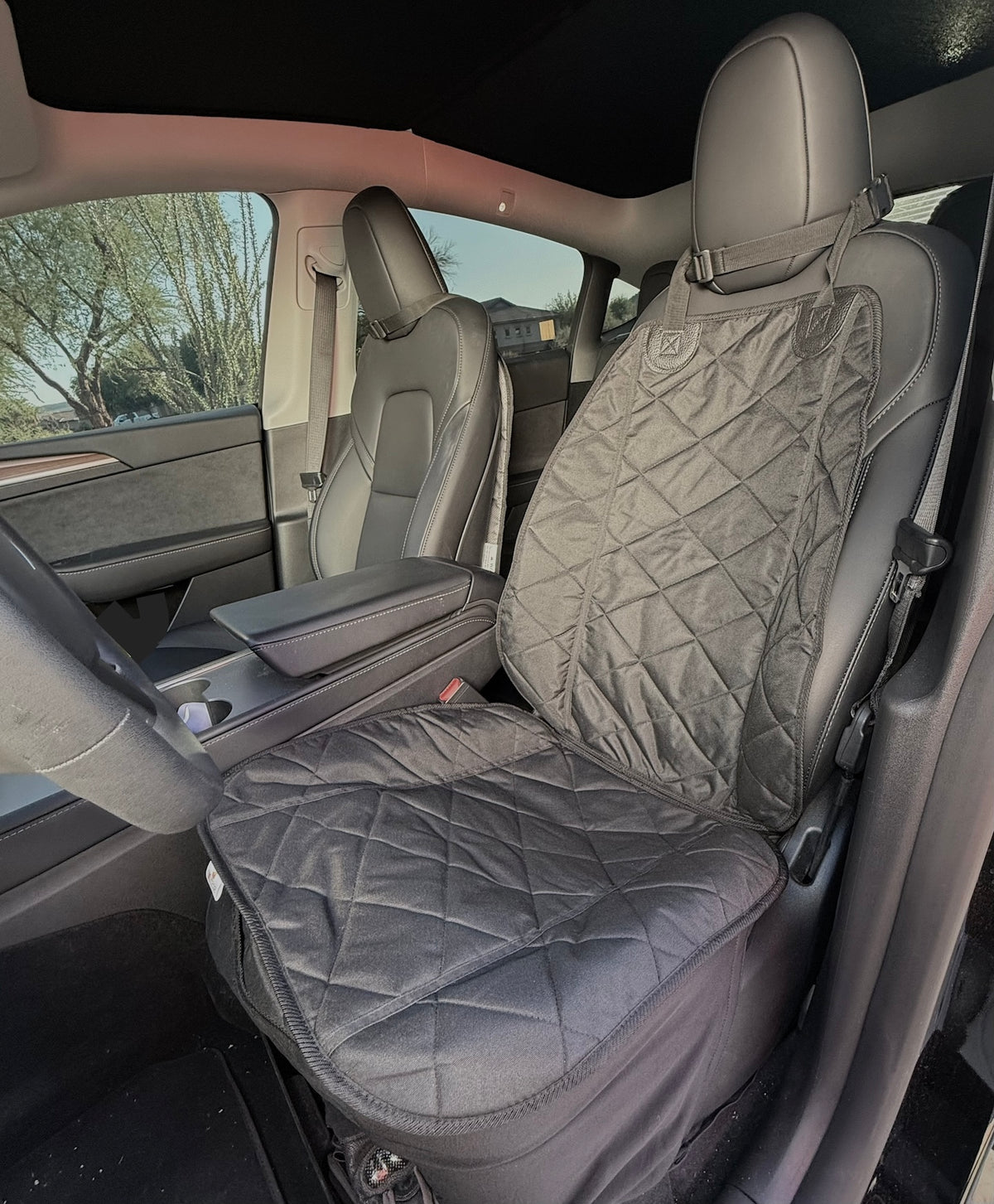 Tesla Premium Front Seat Pet Cover for Model 3/Y and Model S/X