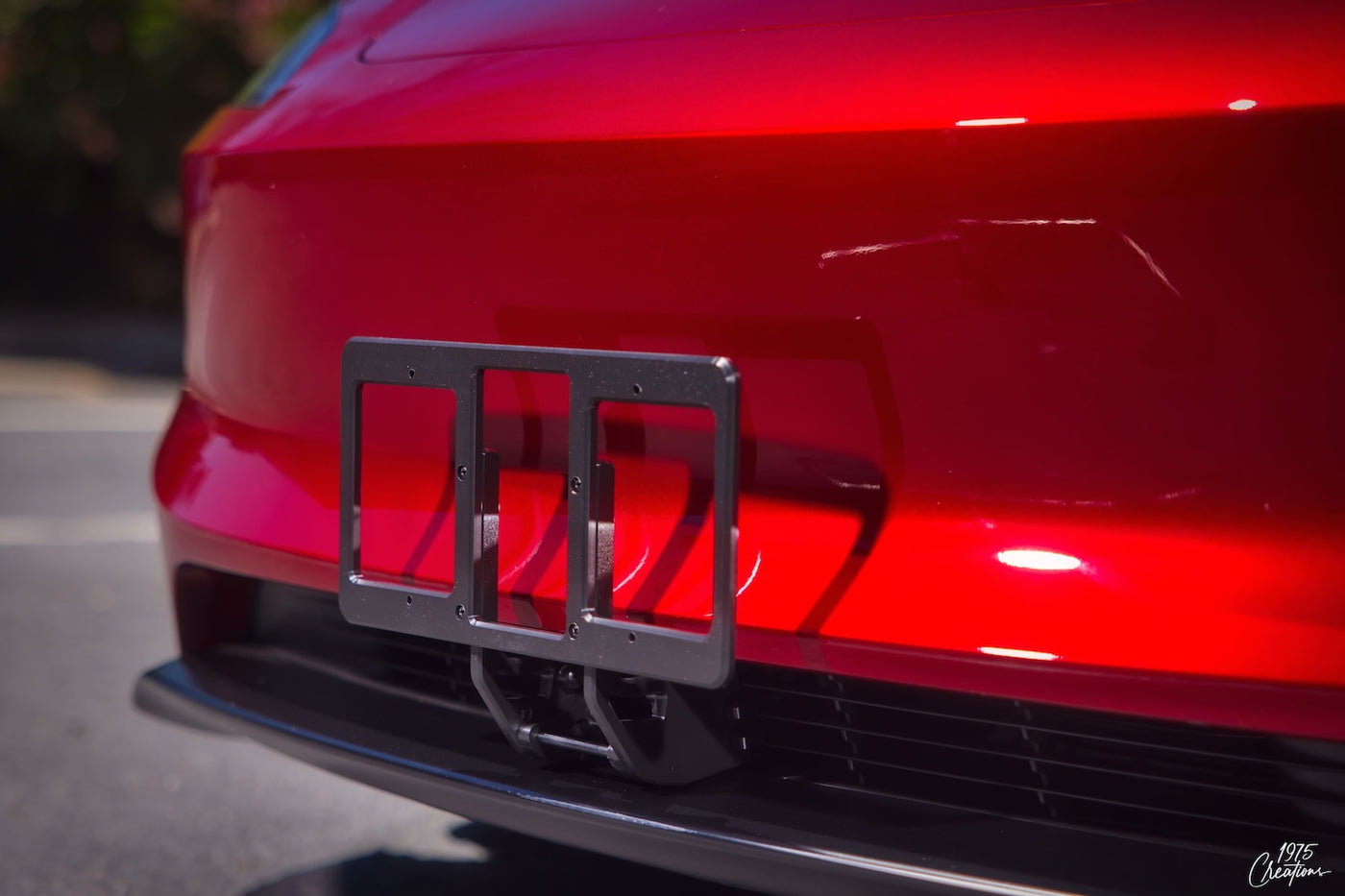 Tesla Model 3 Front License Plate Mount - "Quick Bandit"