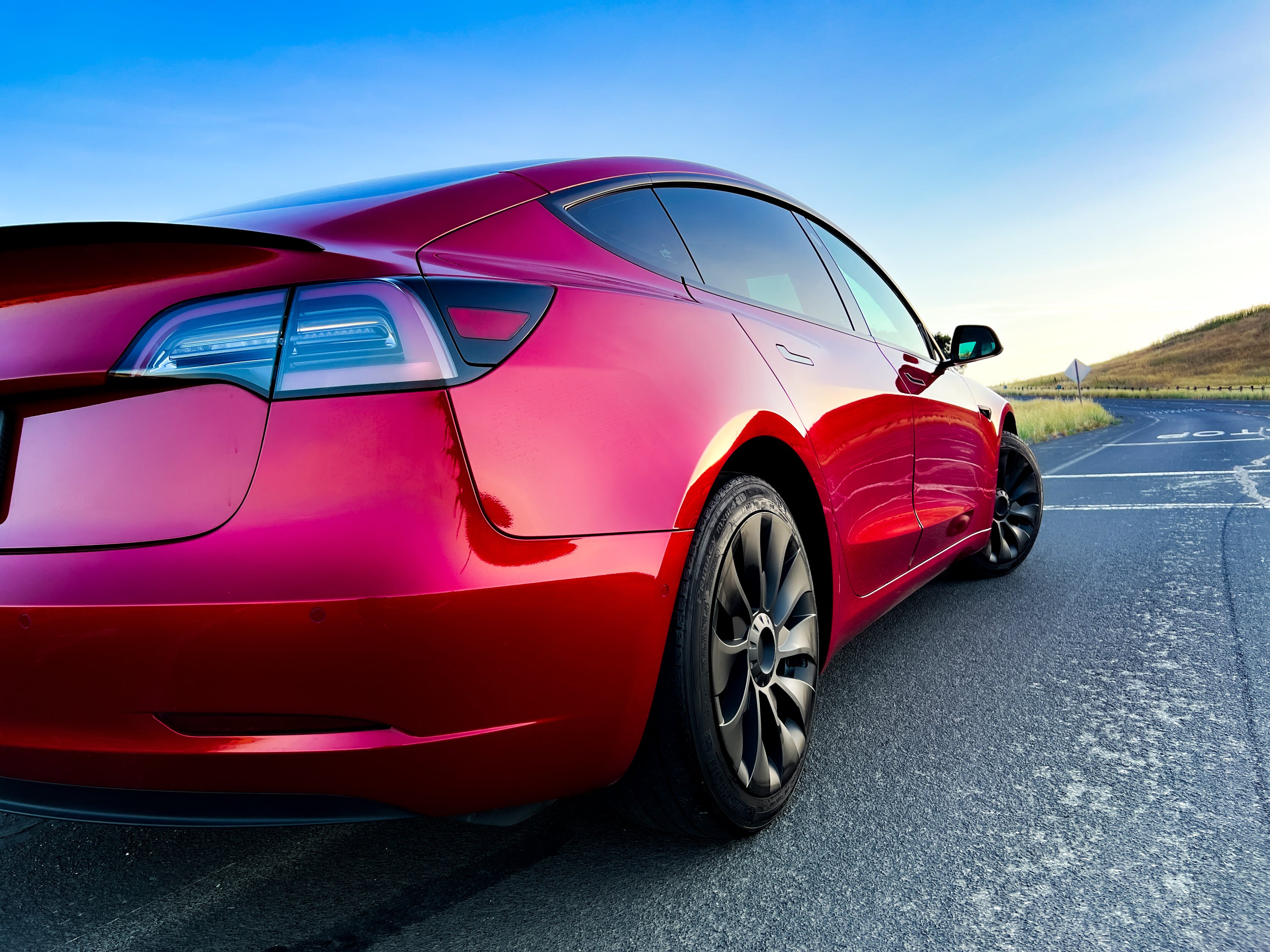 Tesla Model 3 Performance Style Uberturbine Aero Wheel Cover Set