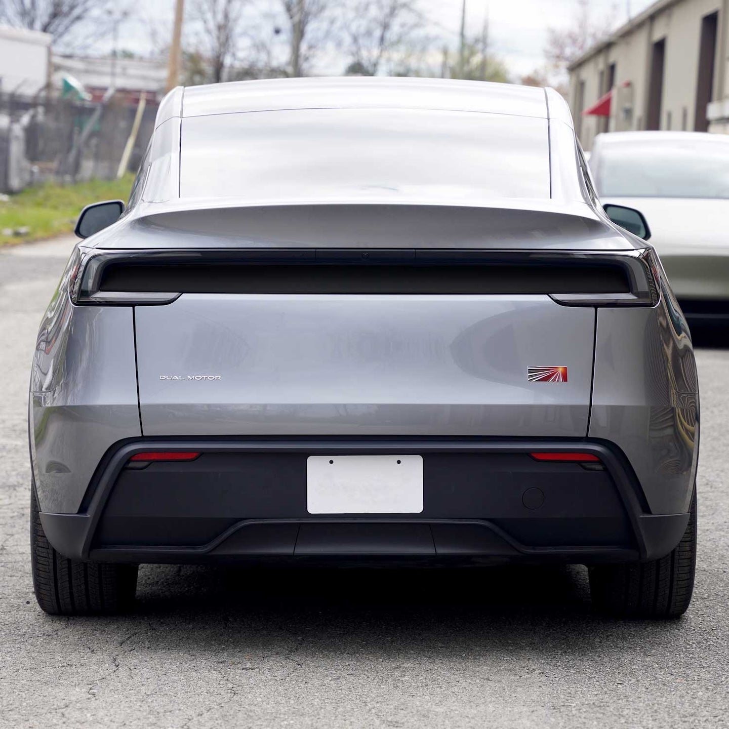Tesla Model Y Juniper Liftgate Reflective Panel Wrap