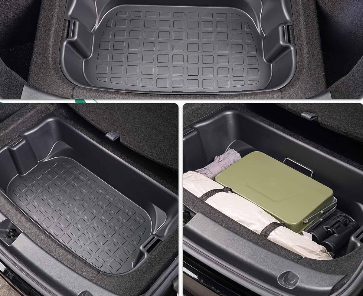 Tesla Model Y Rear Trunk Dual-Layer Storage Organizers