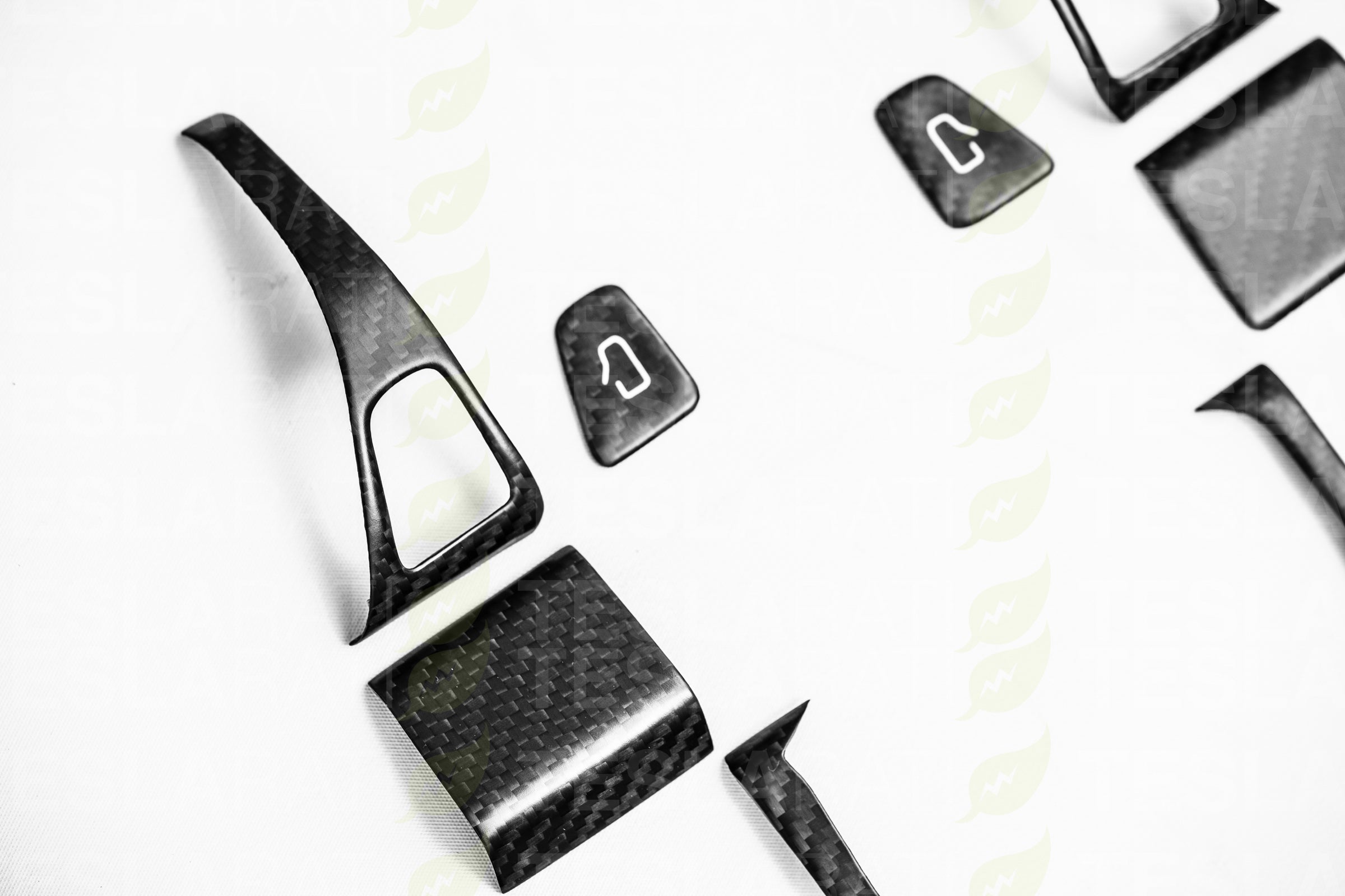 Tesla Model 3 & Y Genuine Carbon Fiber Door/Window Switch Panel Covers ...