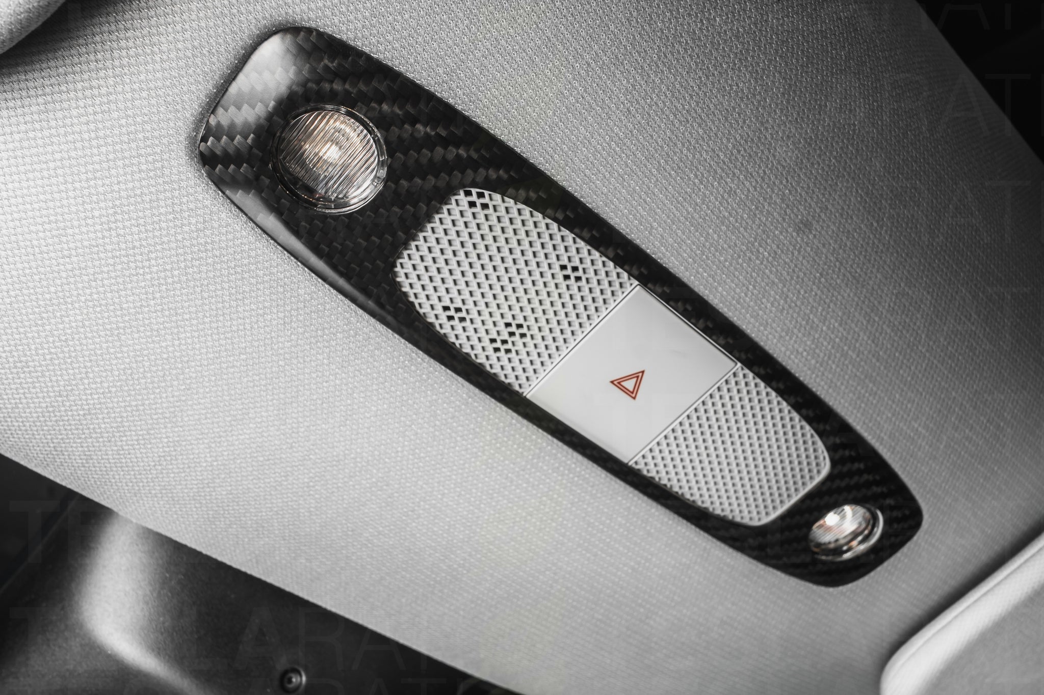 Tesla Model 3 Genuine Carbon Fiber Hazard Light Cover (2 Piece Set)