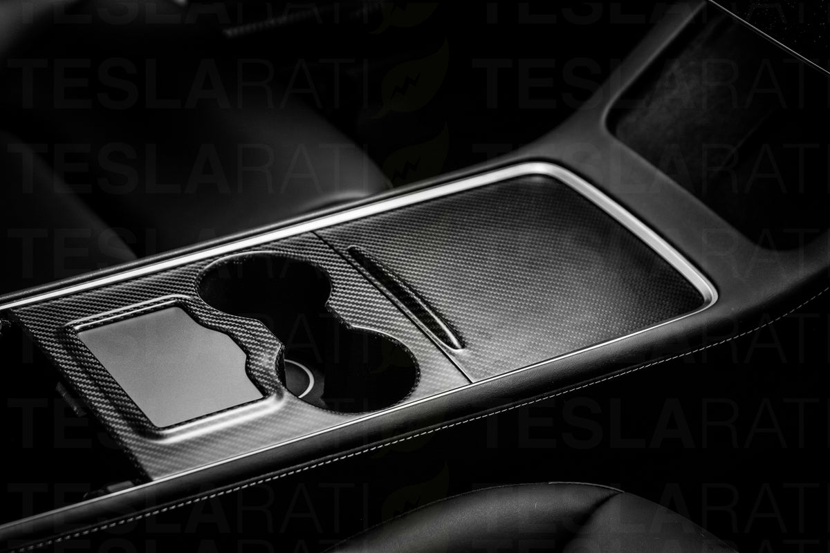 Tesla Model 3 Interior Carbon Fiber Accessories