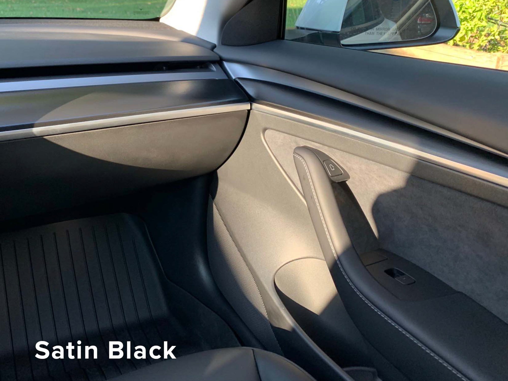 Tesla Model 3 & Y Door Panel Trim Vinyl Wrap