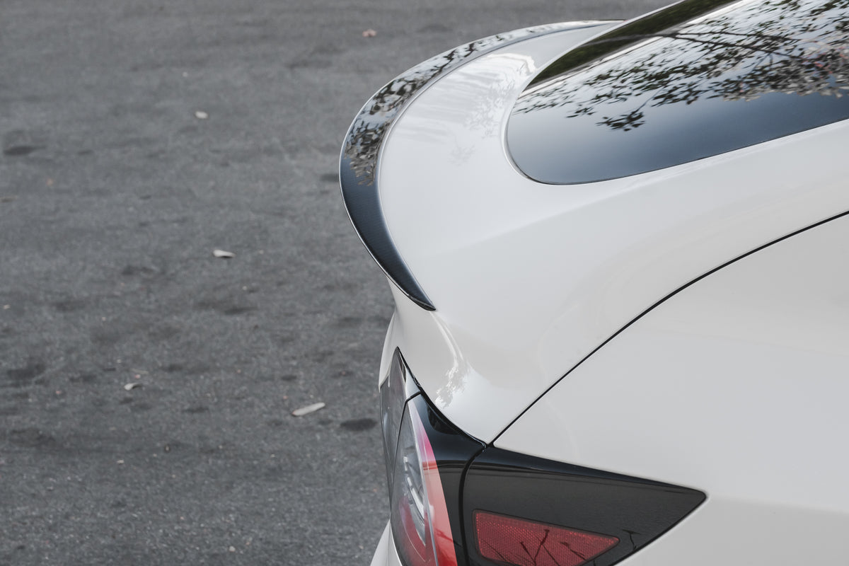 Tesla Model Y Genuine Carbon Fiber Rear Spoiler (OEM Style)