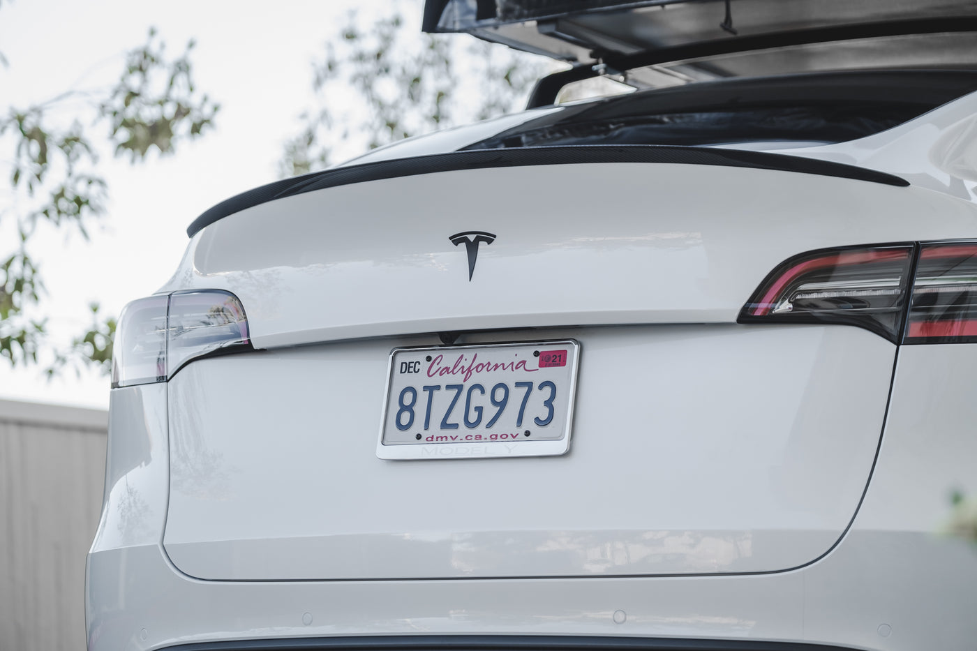 Tesla Model Y Genuine Carbon Fiber Rear Spoiler (OEM Style)