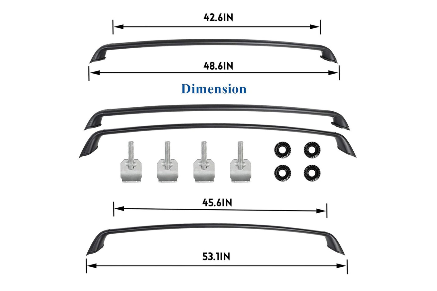 Tesla Model Y Roof Rack Crossbars System