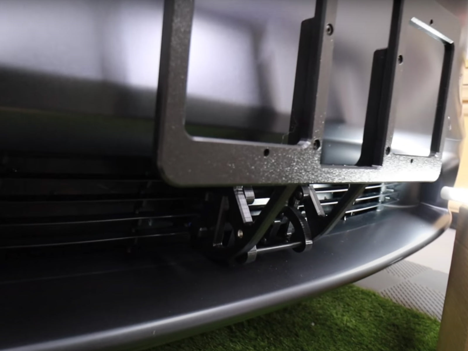 Tesla Model 3 Front License Plate Mount - "Quick Bandit"