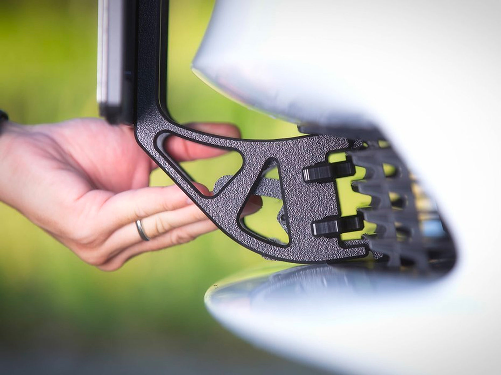 Tesla Model 3 Front License Plate Mount - "Quick Bandit"