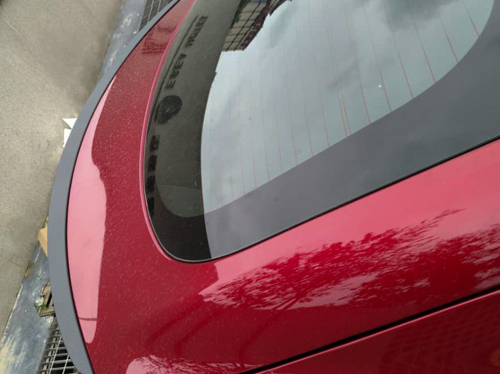 Tesla Model S Genuine Dry Carbon Rear Spoiler (OEM Style)