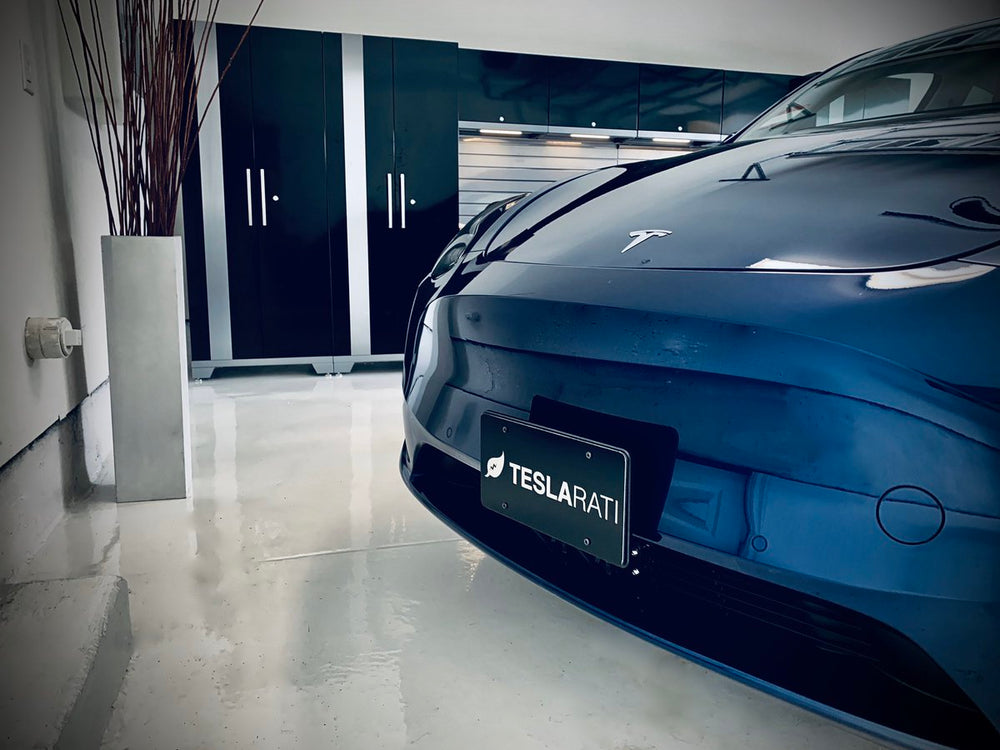 Tesla Model Y Front License Plate Mount - "Quick Bandit"